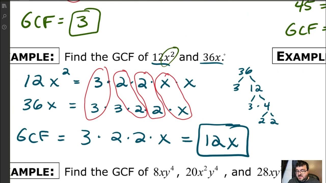 GCF and Factoring by Grouping - YouTube