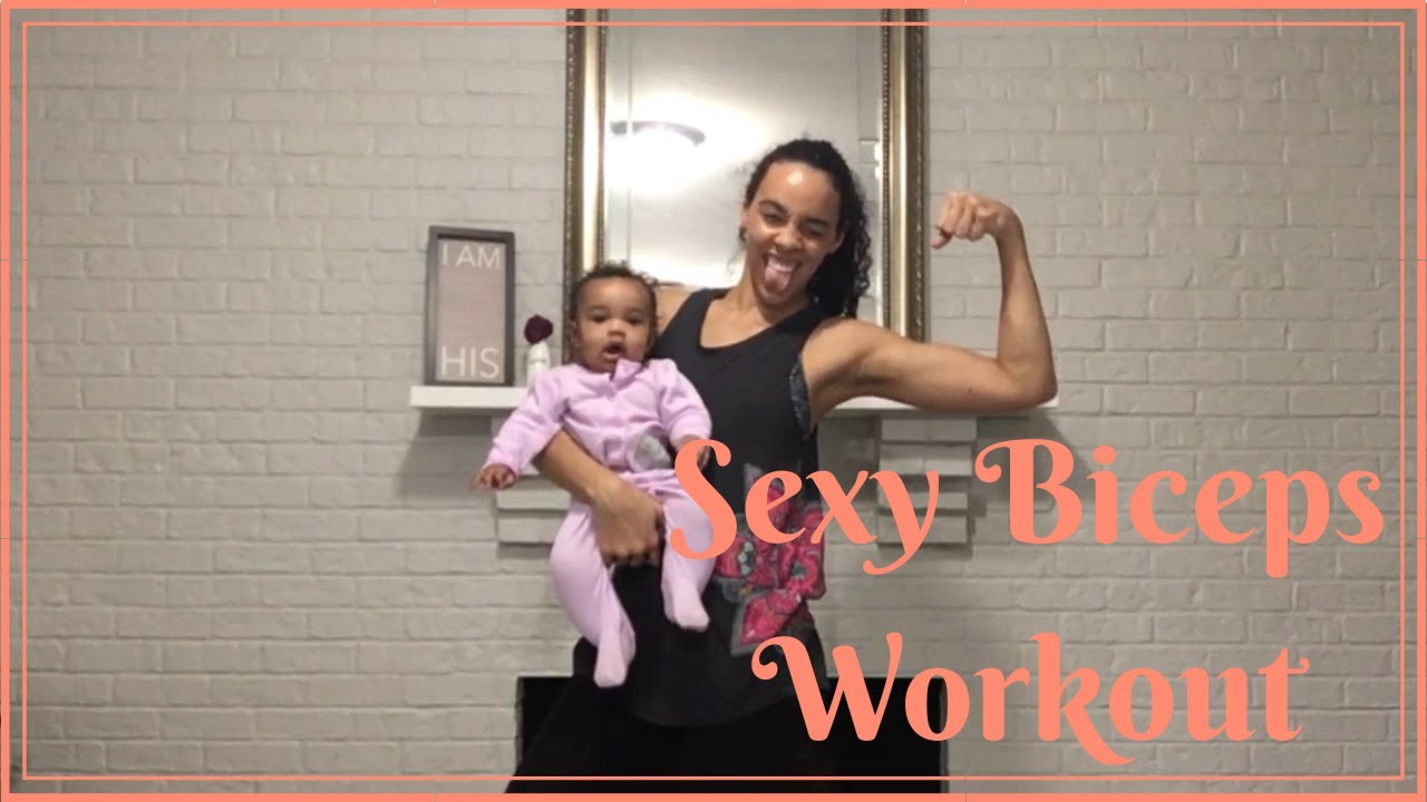 HOW TO BUILD SEXY BICEPS | Mommy and me workouts - YouTube