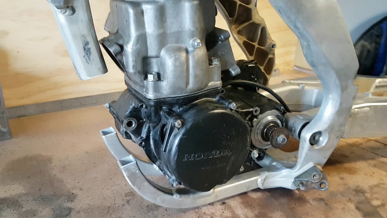 CR500AF build part 1 - YouTube