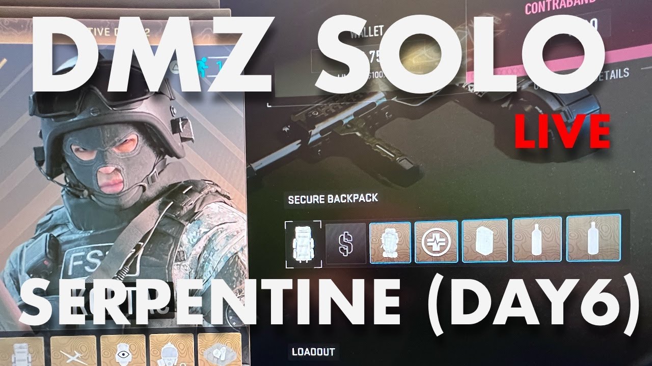 DMZ SOLO Serpentine Camo (day 6) - YouTube