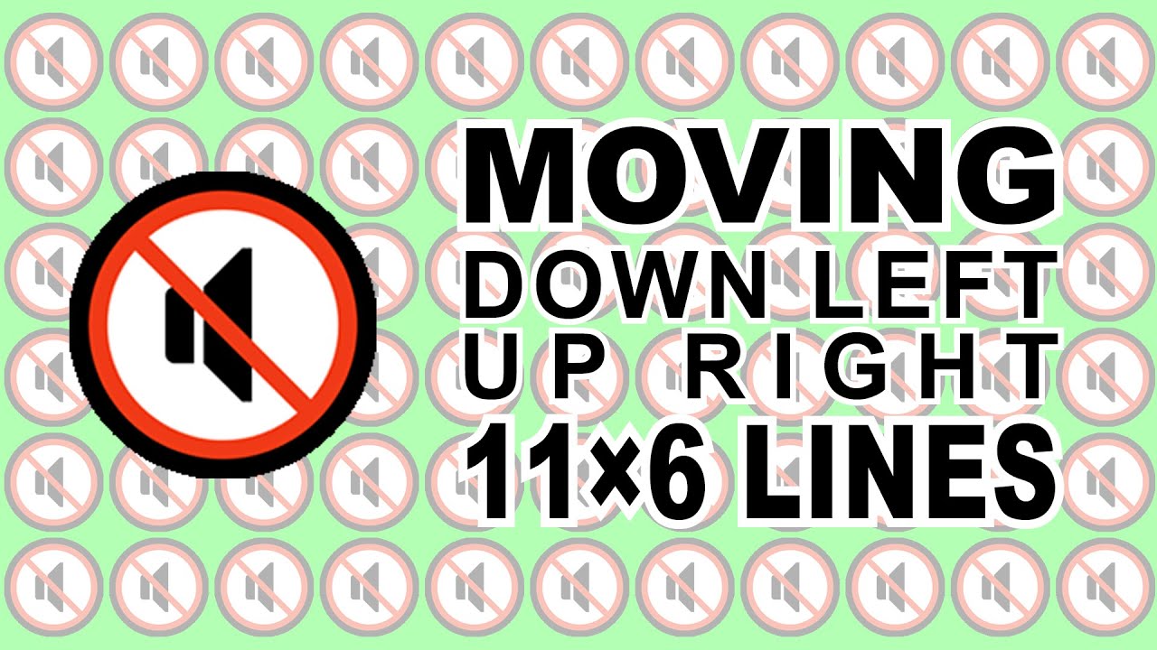 Green Screen Overlay – Animated No Sound Sign Icon [1080] - YouTube