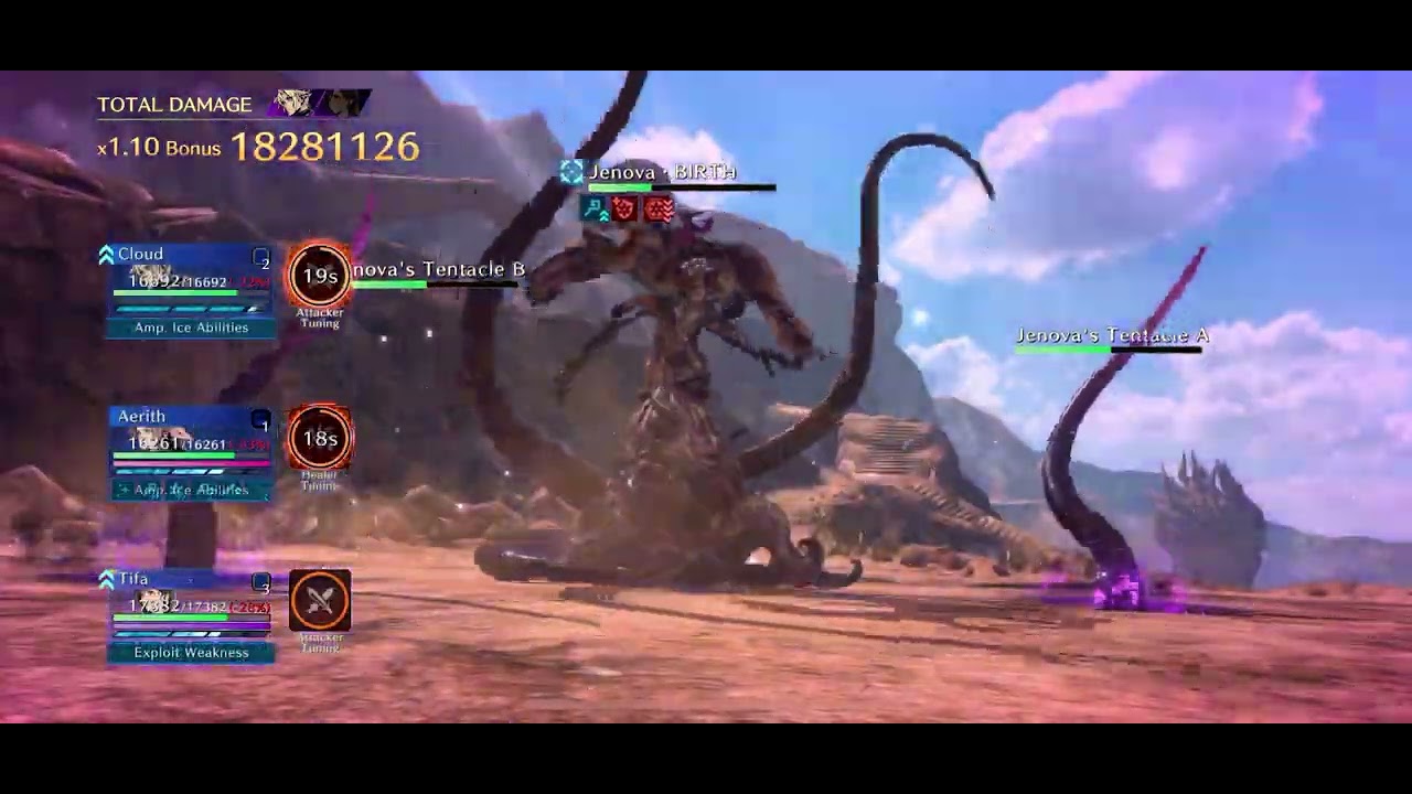FF Ever Crisis: DR Da-Chao Statue: Jenova Birth Quick Clear! - YouTube