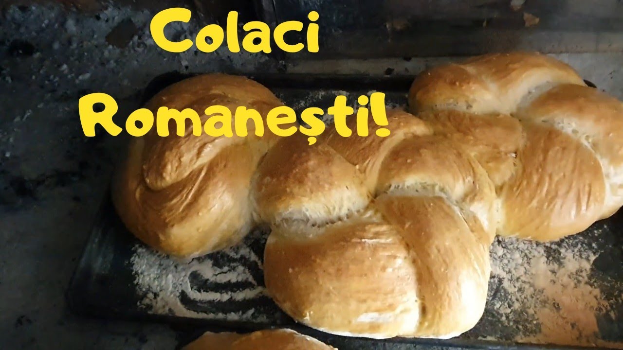 Am facut Colaci Romanești în cuptorul cu lemne!!! - YouTube