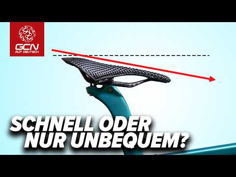 Sattel nach unten neigen wie die Profis – macht das wirklich Sinn?
