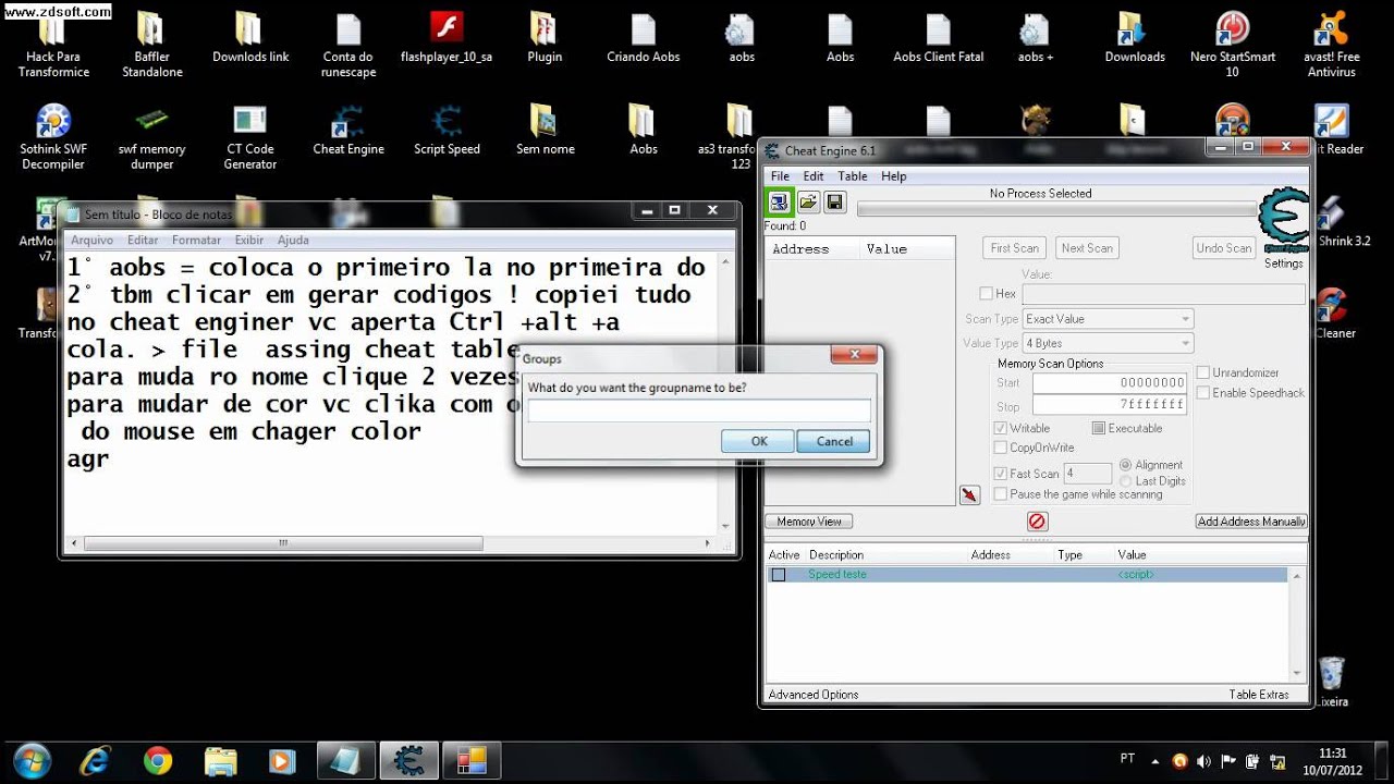 Como Criar um Cheat Table - YouTube