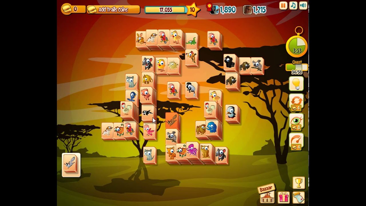 Mahjong Trails Level 30 - Steps - YouTube