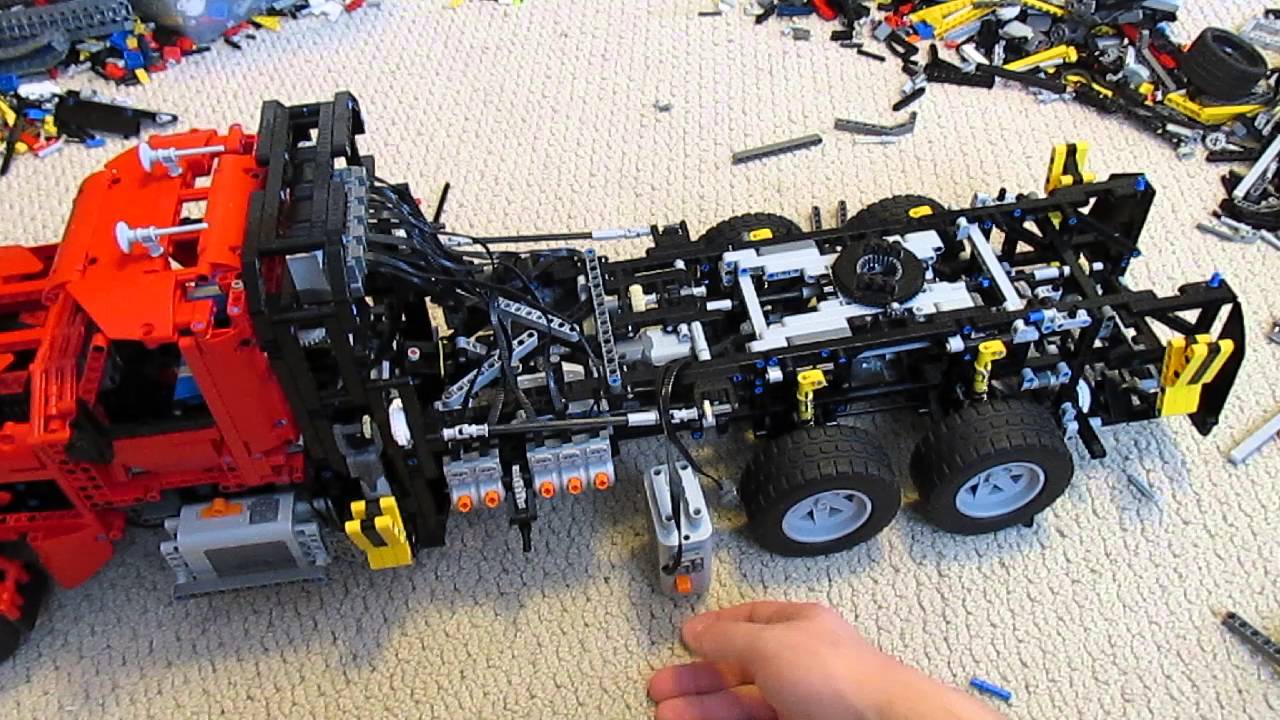 LEGO Salvage Truck 19 Stabilizing Legs - YouTube
