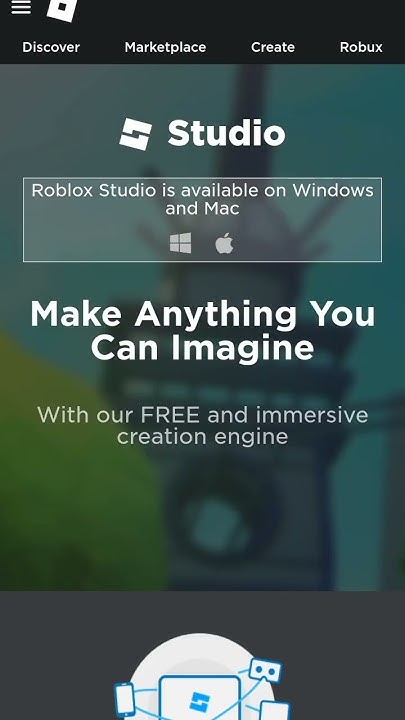 HOW TO DOWNLOAD ROBLOX STUDIO ON MOBILE - YouTube