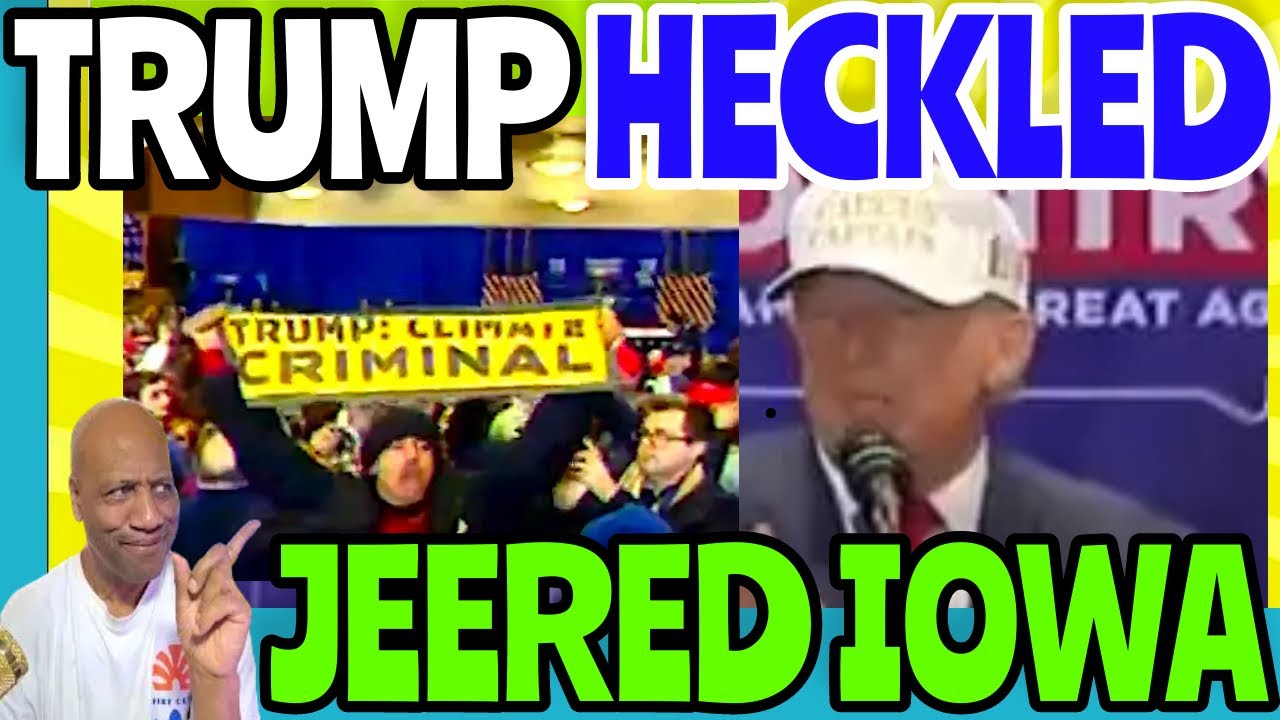 BOOO WOW! Trump Jeered! Heckled to face IOWA Trump Rally BREAKING - YouTube