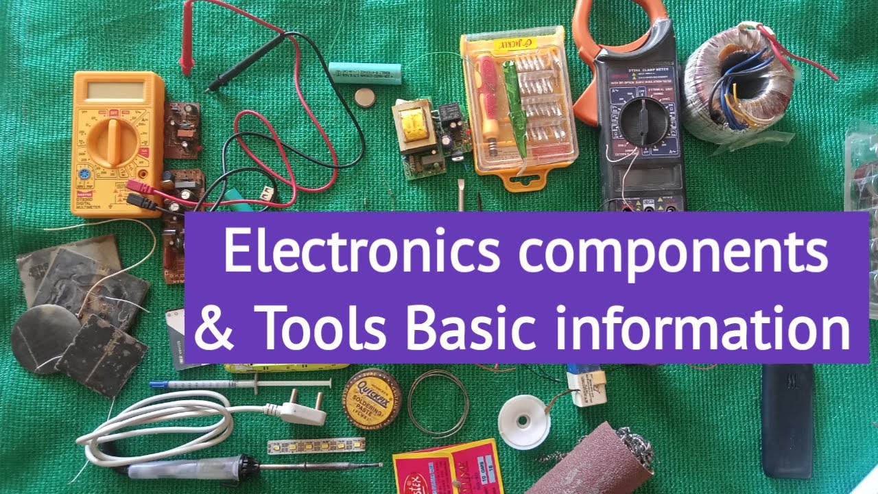 Electronics Components & tools Basic informatoin in hindi part 1 - YouTube