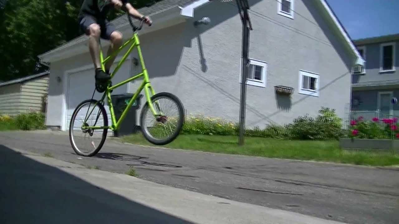 Awesome Tall Bike Tricks! - YouTube
