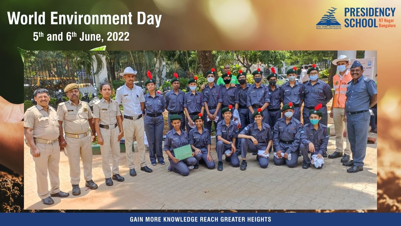 Presidency School, R. T. Nagar | Prelude to World Environment Day | We ...