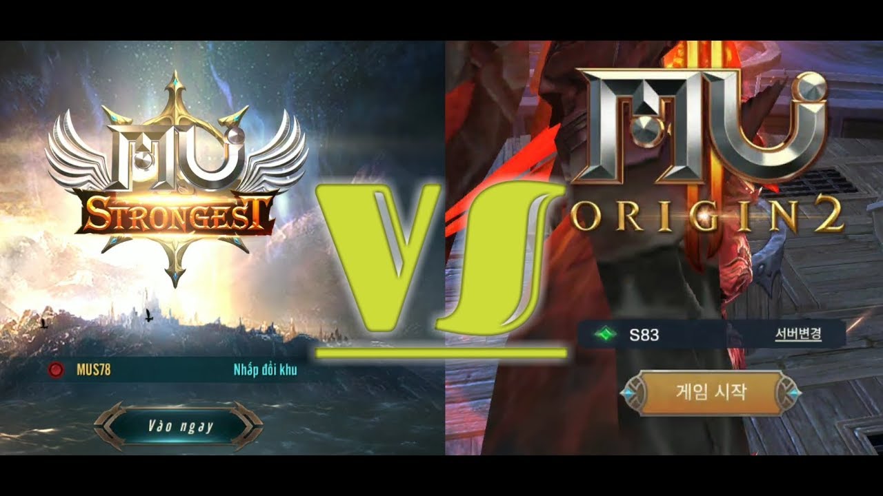 MU Strongest VS MU Origin 2 - YouTube