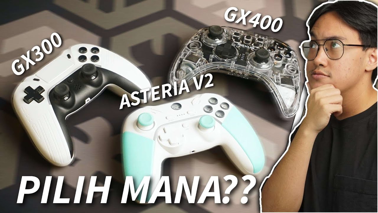 PERANG GAMEPAD WIRELESS MURAH !! - Rexus Daxa Asteria V2 vs Rexus GX300 ...