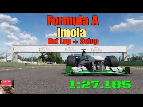 Project cars 2 | Formula A | Imola | Hot Lap & Setup | 1:27.185 - YouTube