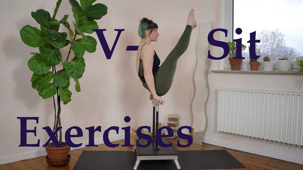 V-Sit exercises | How to practice a V-sit - YouTube