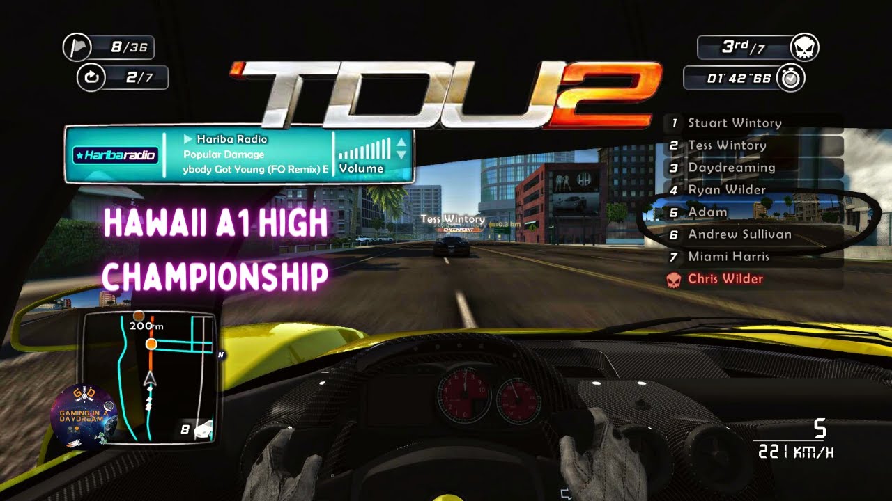 TDU2 HAWAII A1 HIGH CHAMPIONSHIP ELIMINATOR RACE PC 2023 KEYBOARD GAME ...