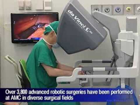 GLOBAL ROBOTIC SURGERY TRAINING CENTER LAUNCHED AT AMC - YouTube