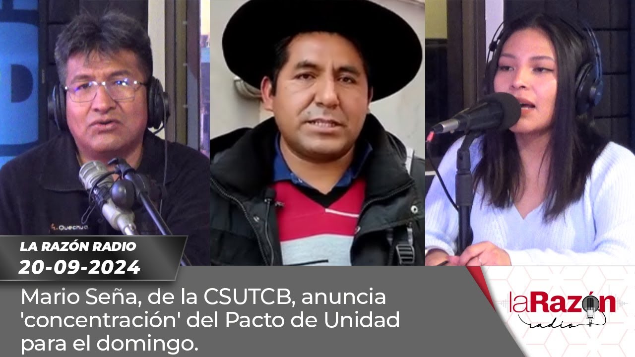 Mario Seña, de la CSUTCB, anuncia 'concentración' del Pacto de Unidad ...