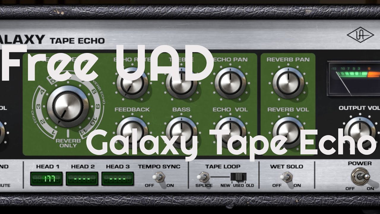 Free Galaxy Tape Echo by UAD (No Talking) - YouTube