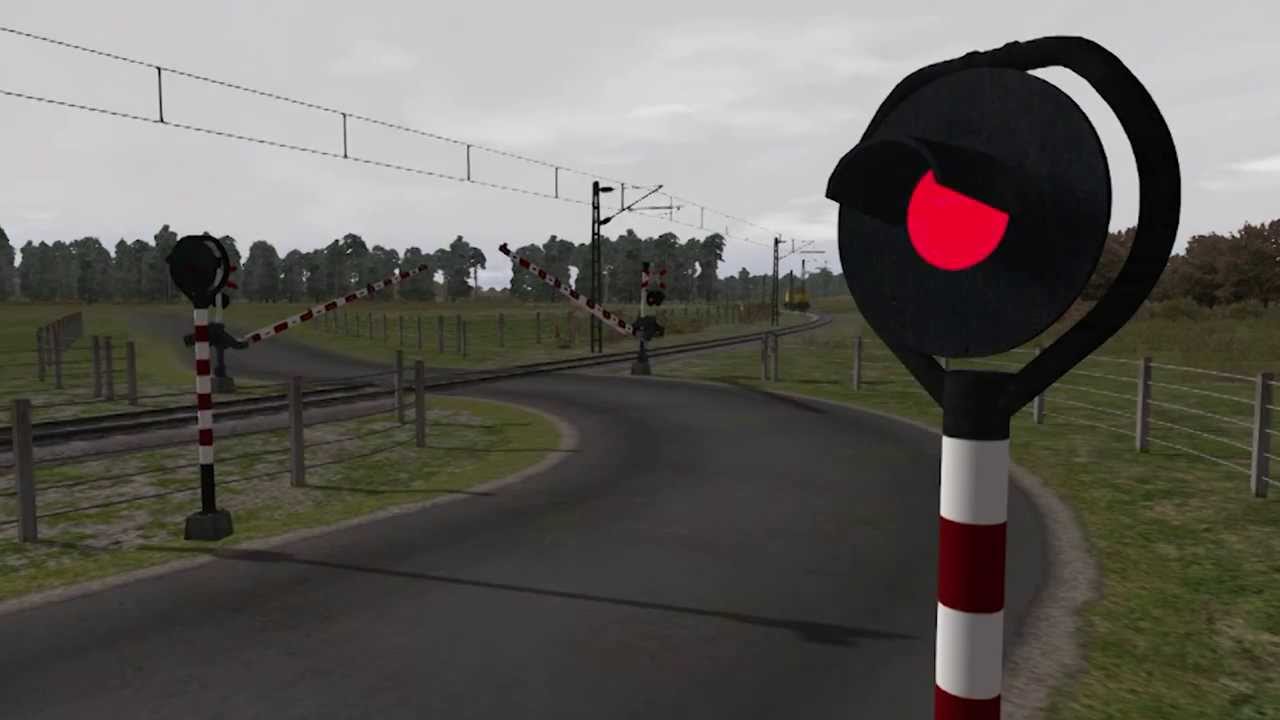 Train Simulator 2013 - Dutch railroad crossing ALOB - YouTube