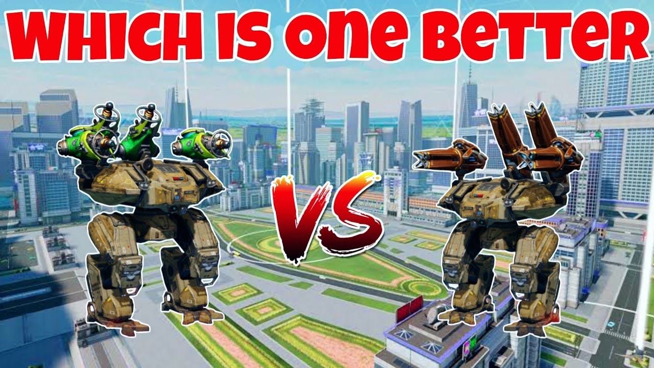 WR🔥 Behemoth Fengbao VS Behemoth Subduer Weapon Comparison |WAR ROBOTS ...
