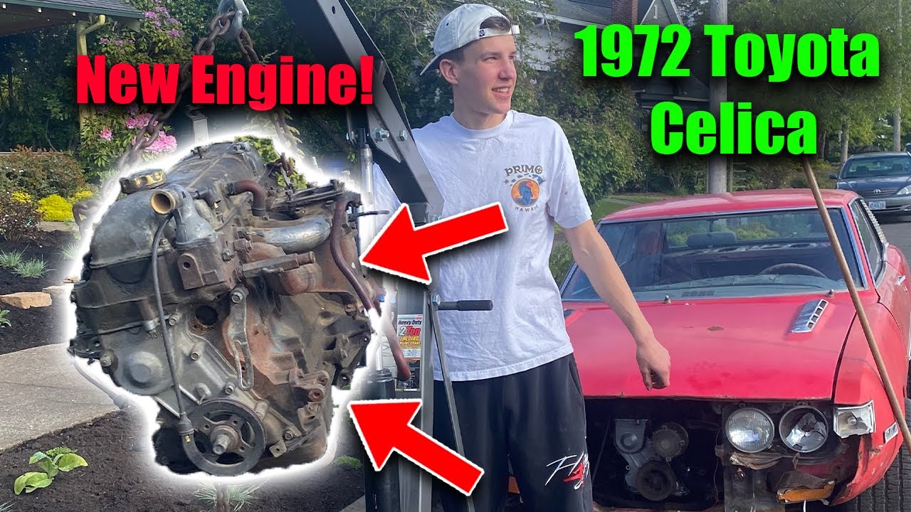 1972 Toyota Celica Gets a NEW ENGINE! 18RC Swap - YouTube