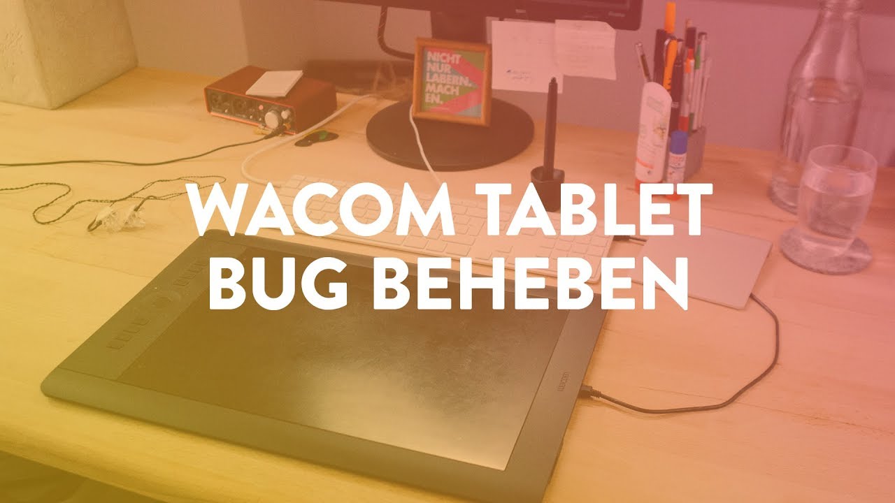 Wacom Tablet Bug unter Mac OSX Mojave beheben - YouTube