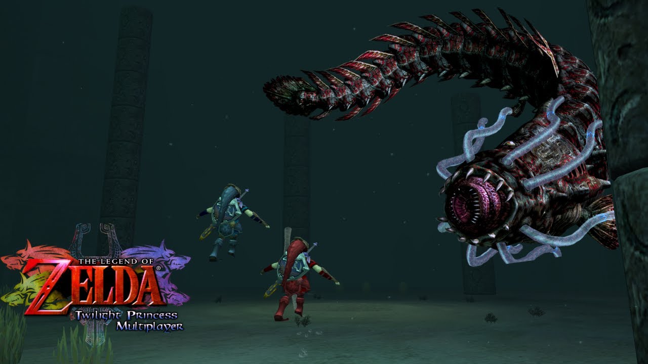 Legend Of Zelda Twilight Princess Multiplayer Walkthrough Water Temple ...