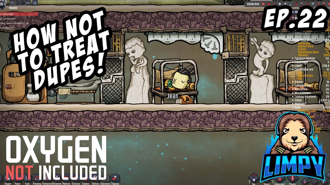 Ep 22 - Creating More Poop Machines - Oxygen Not Included Gameplay ...
