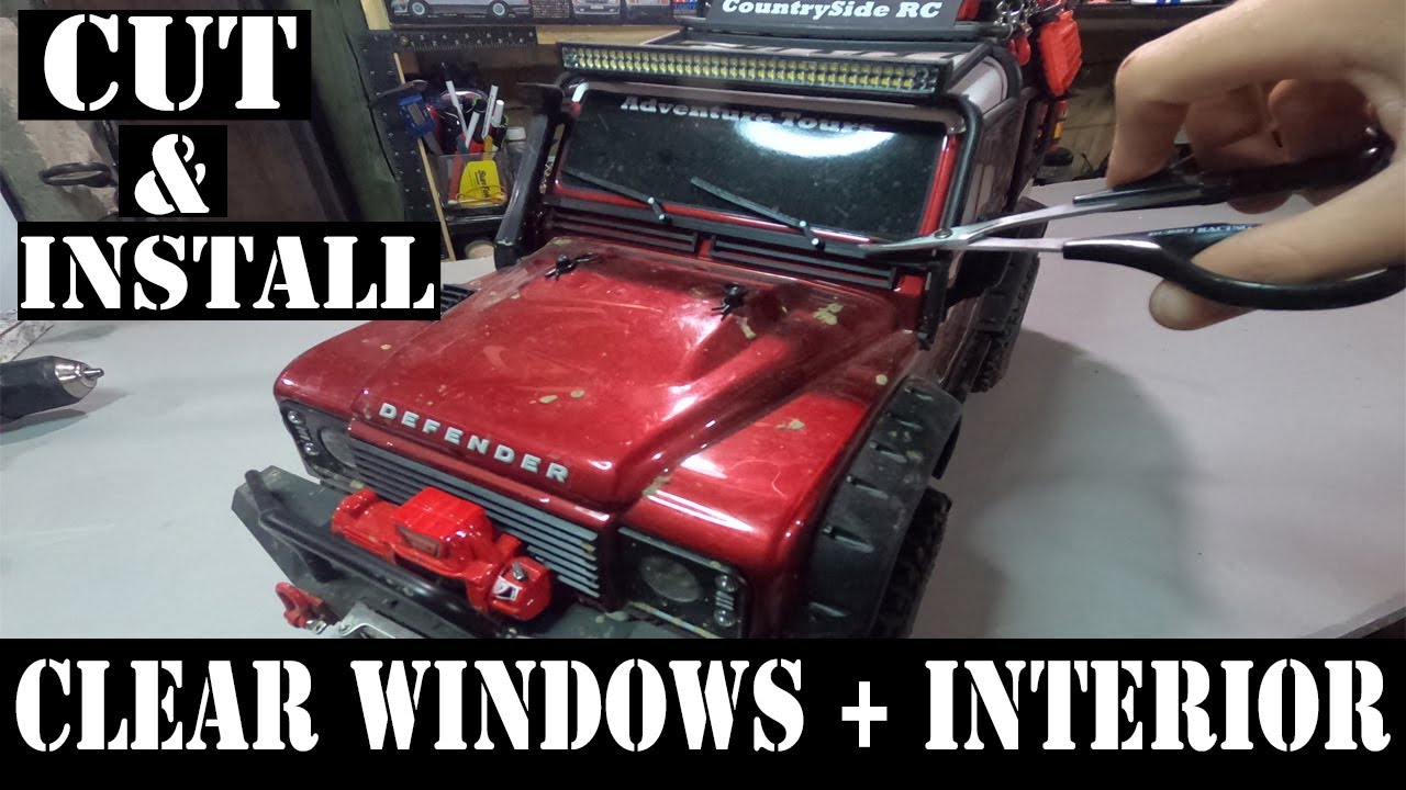 RC Car - HOW TO - Cut windows/install clear - GRC interior kit assembly ...