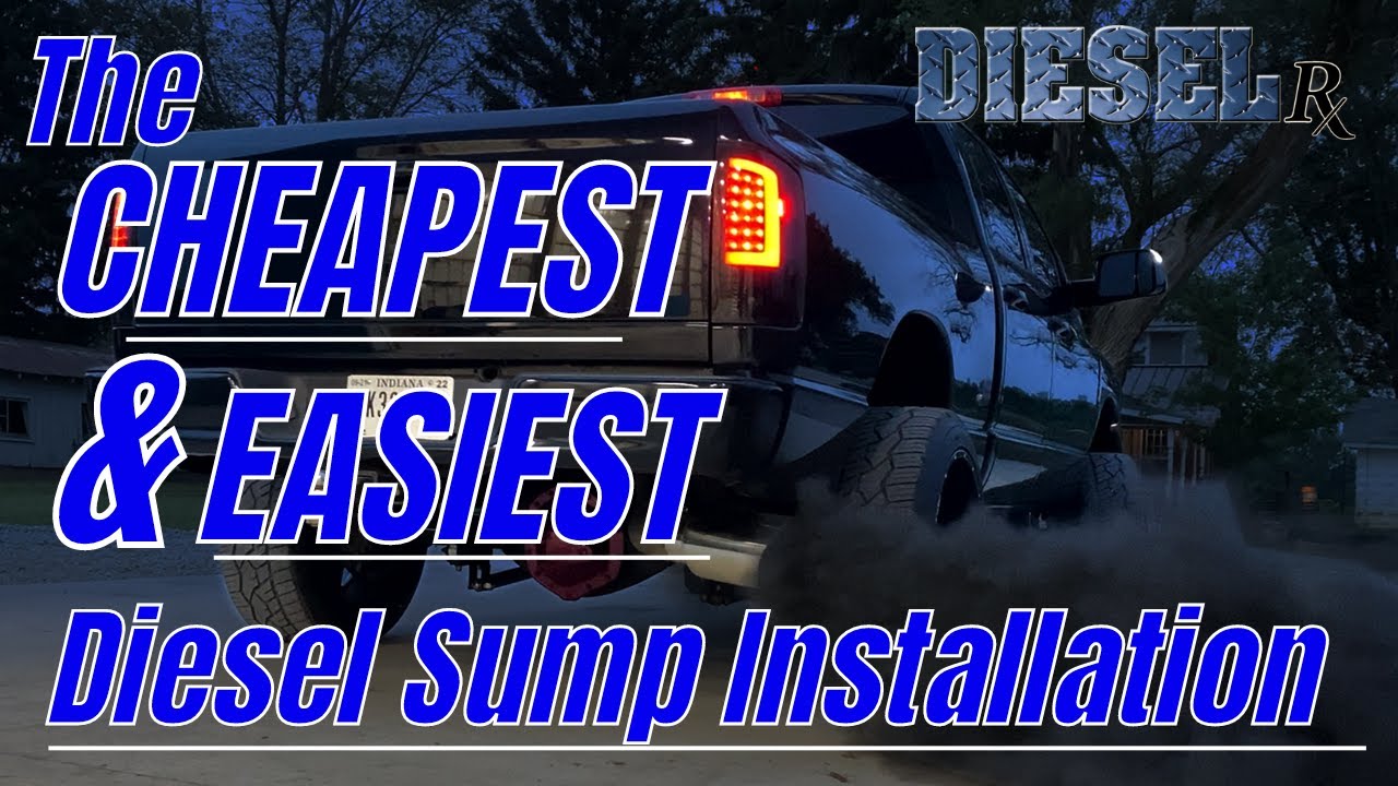 The EASIEST and CHEAPEST Diesel Sump Installation AirDog Sump (AD09SMP ...