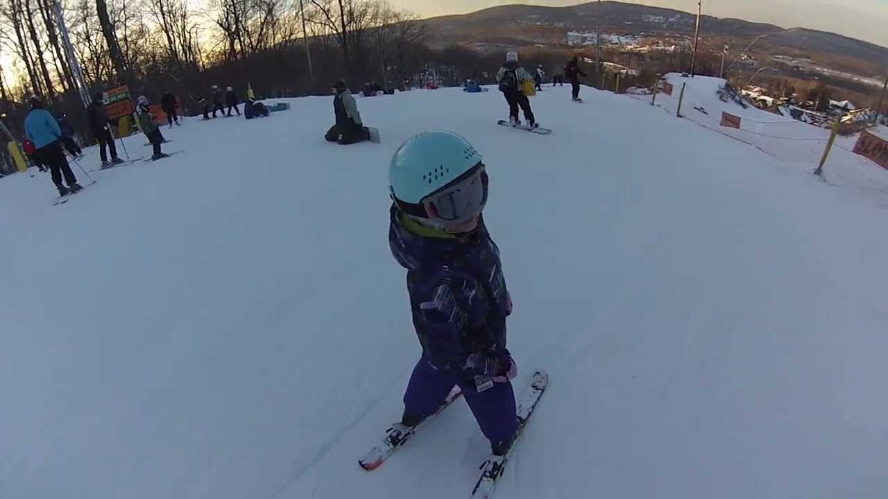 Riley Trip 7 - Skiboarding/Skiing - Mt. Creek 1/4/14 - YouTube