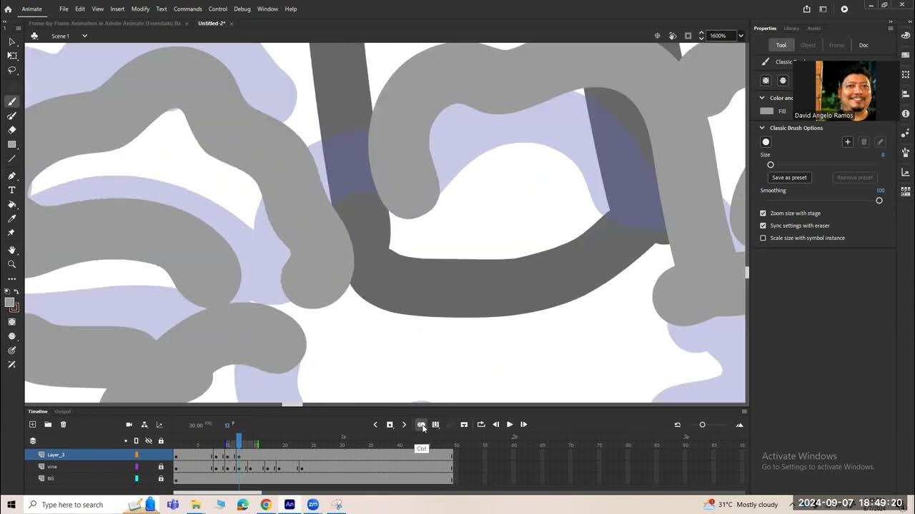 Basic Frame by Frame Animation Part 2: Edit Multiple Frames - YouTube