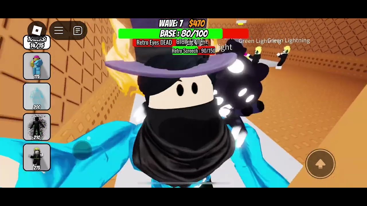 Roblox Doors Tower Defense Retro map Solo Gameplay - YouTube