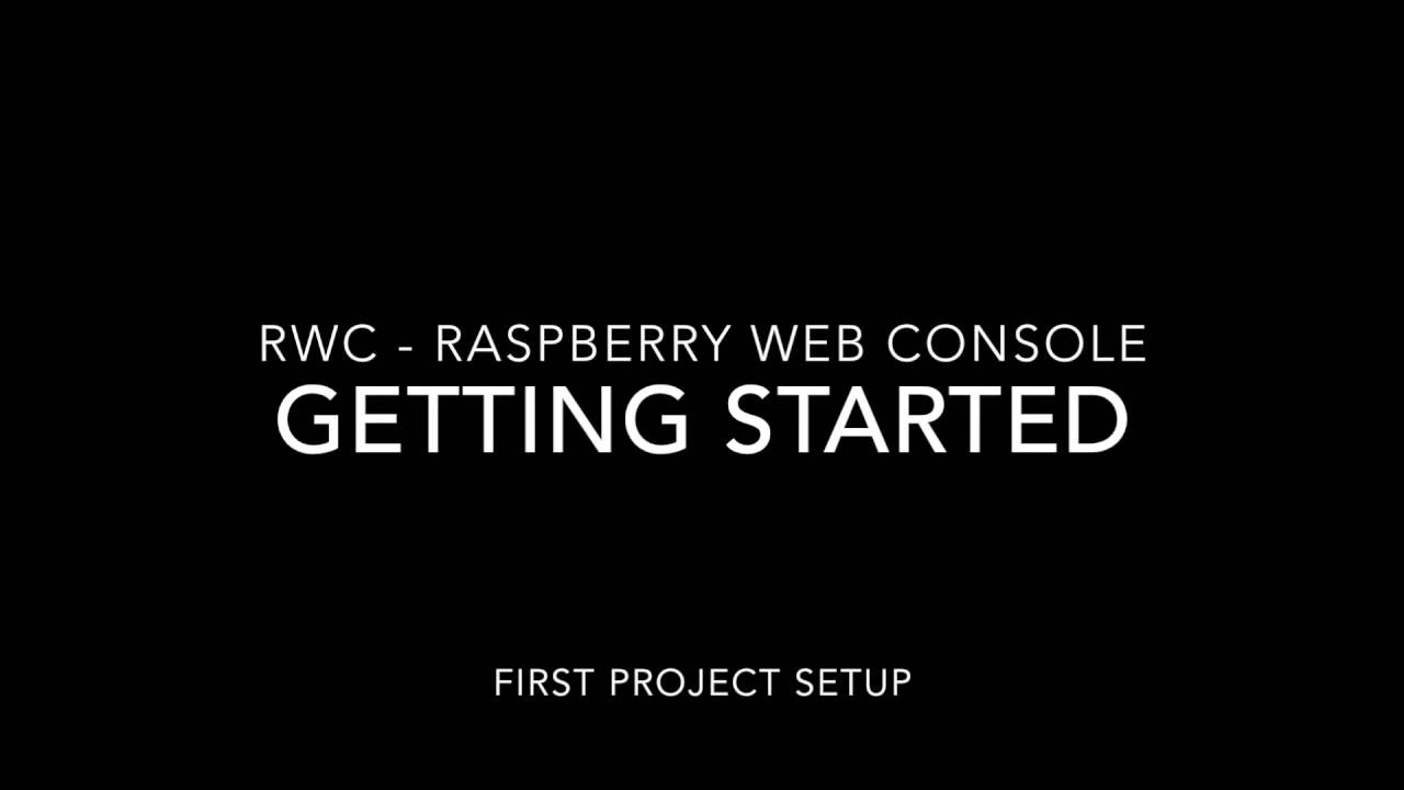 RWC - Getting started - YouTube
