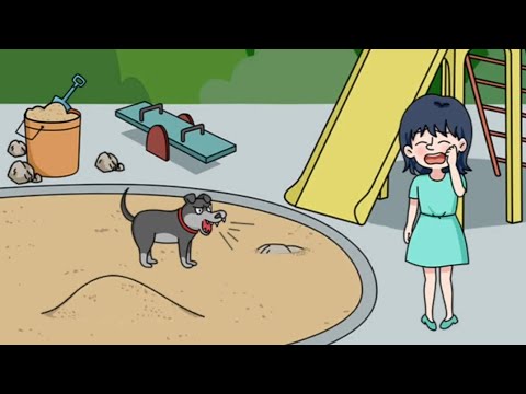 brain out 2 level 18 Save the little girl! - YouTube