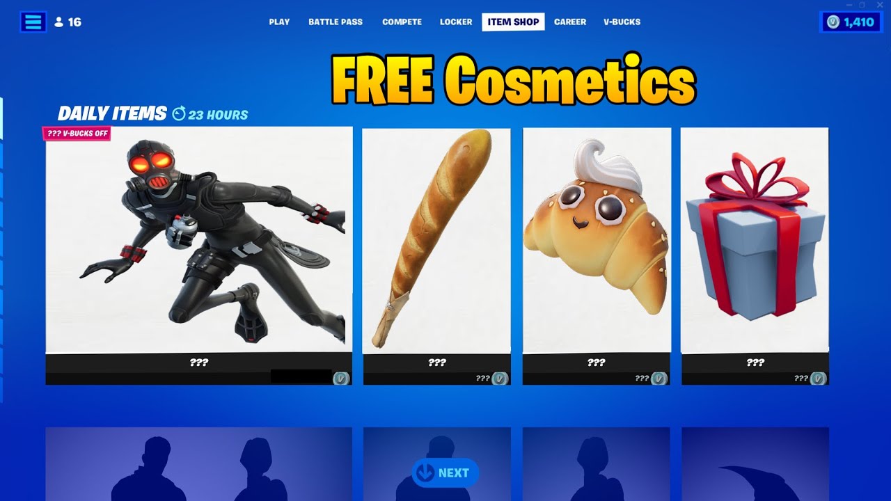 Fortnite FREE Item Shop Cosmetics & NEW Skin Tonight..! - YouTube