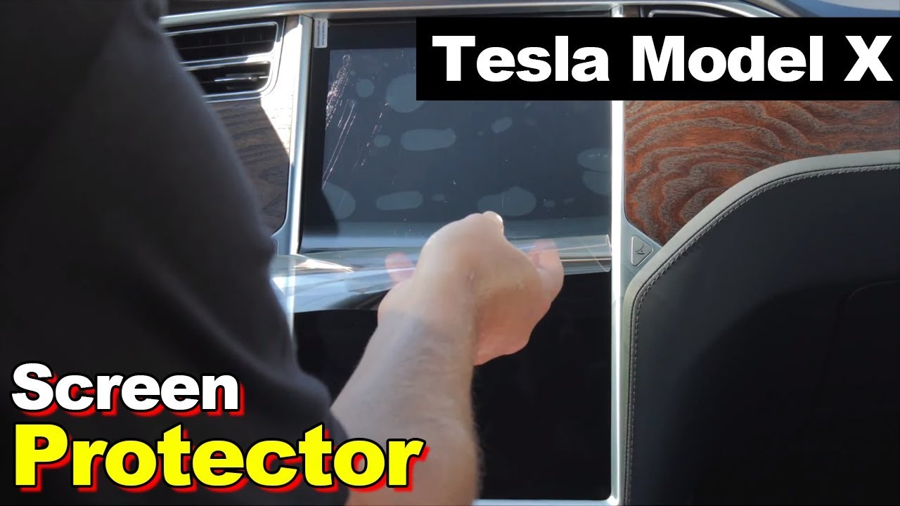 2017 Tesla Model X or S Dash Screen Protector From EVannex - YouTube