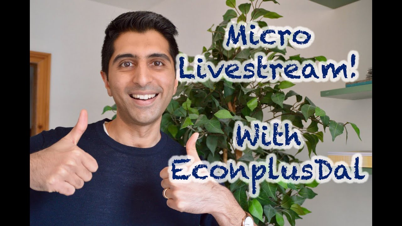 Micro Assessment Live Stream with EconplusDal! - YouTube