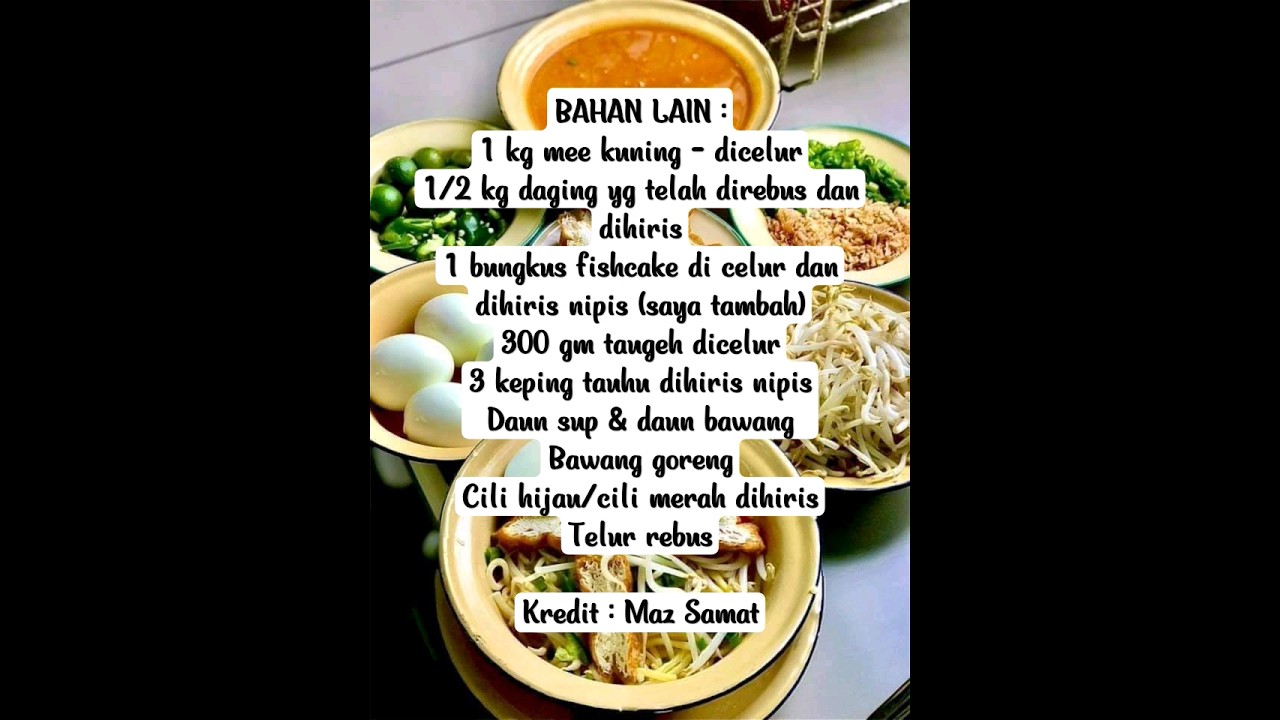 Resepi MEE JAWA / MEE REBUS. #resepimudah #resepisimple - YouTube