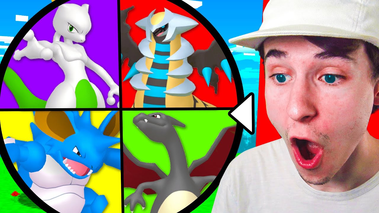 SPINNING A WHEEL to Catch SHINY POKEMON in Minecraft PIXELMON! - YouTube