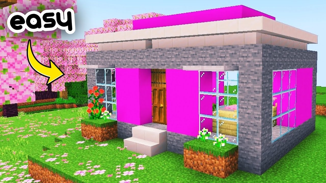 How to build a Donut shop in Minecraft Tutorial - YouTube