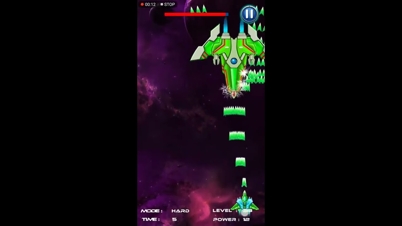 Galaxy attack: Alien Shooter boss 7 hard level 28 - YouTube