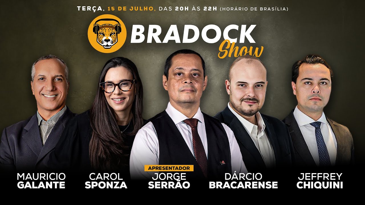 Bradock Show 15/07/25 - Serrão, Dárcio Bracarense, Carol Sponza ...