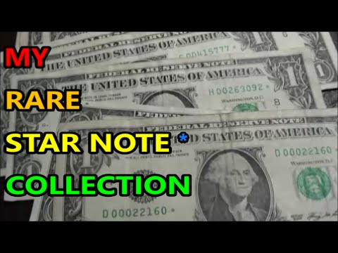 MY COLLECTION of RARE STAR NOTES - hard to find collectible U.S ...