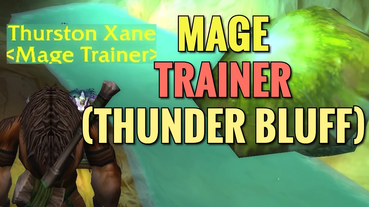 Thunder Bluff Mage Trainer (WoW Classic) - YouTube