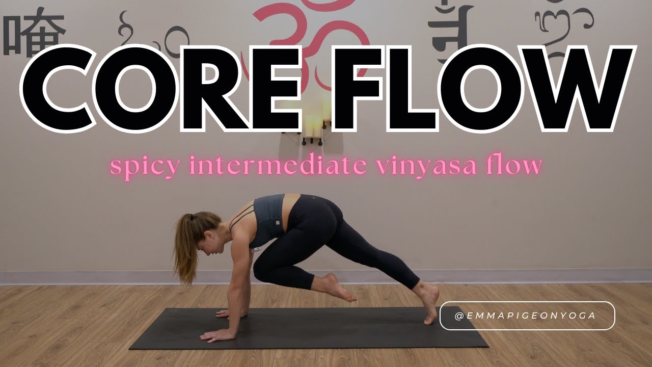 Spicy Core Flow | 45 Minute Yoga Class | Full Body + Abs - YouTube