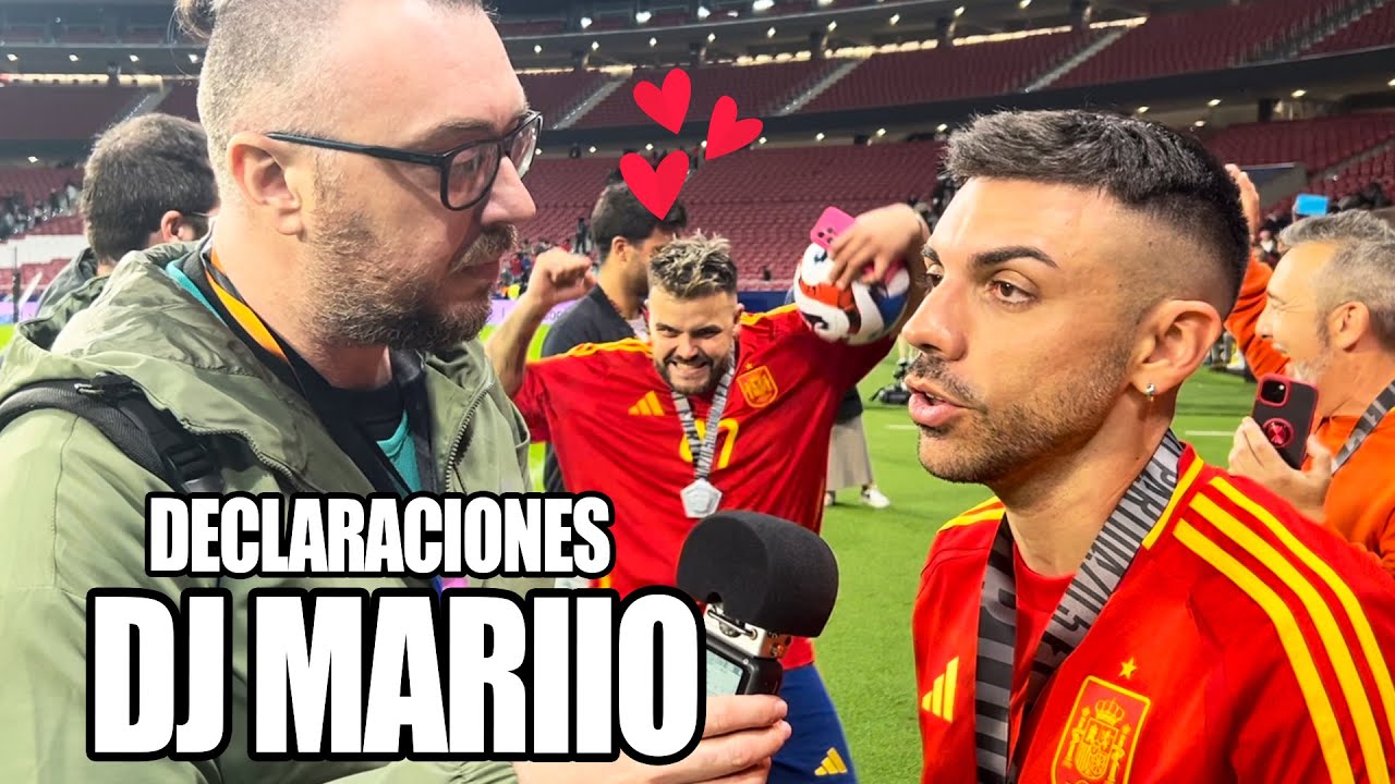 ENTREVISTA EXCLUSIVA de DJ Mario tras la VICTORIA DE ESPAÑA a FRANCIA ...