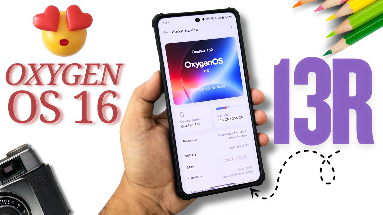 OnePlus 13R Gets Oxygen OS 16 Update 🎉 | 30+ New Features 😍 | Oxygen OS ...
